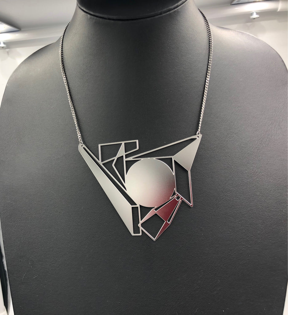 #2 necklace steel – disrupt modern